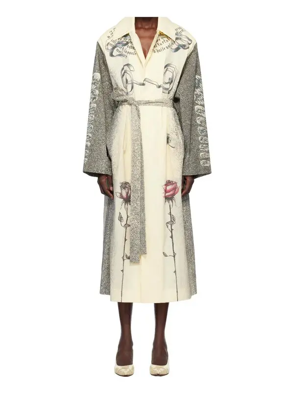 JEAN PAUL GAULTIER Long Sleeve Windbreaker With Classic Collar - Nude