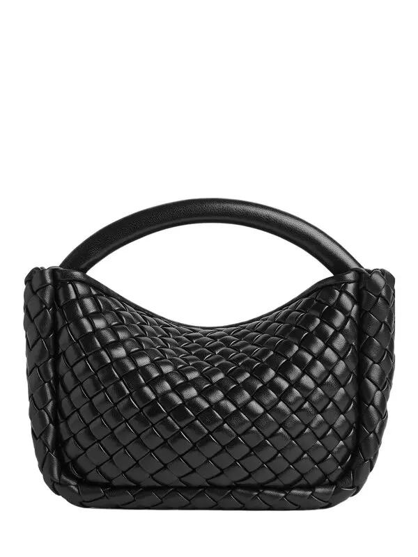 Bottega Veneta Small Cobble Top Handle Bag - Black