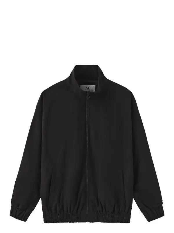 Marissa Chiara Long-sleeve Zip-up Jacket - Black