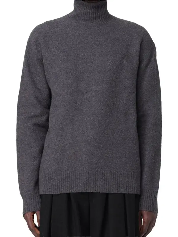 JIL SANDER Ribbed Turtleneck Jumper - Black