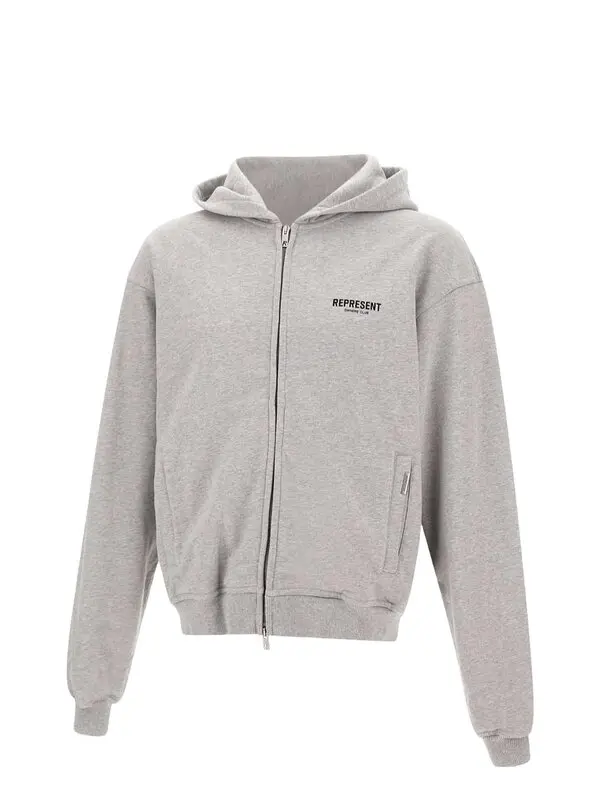 REPRESENT Zip-up Hoodie - Gray