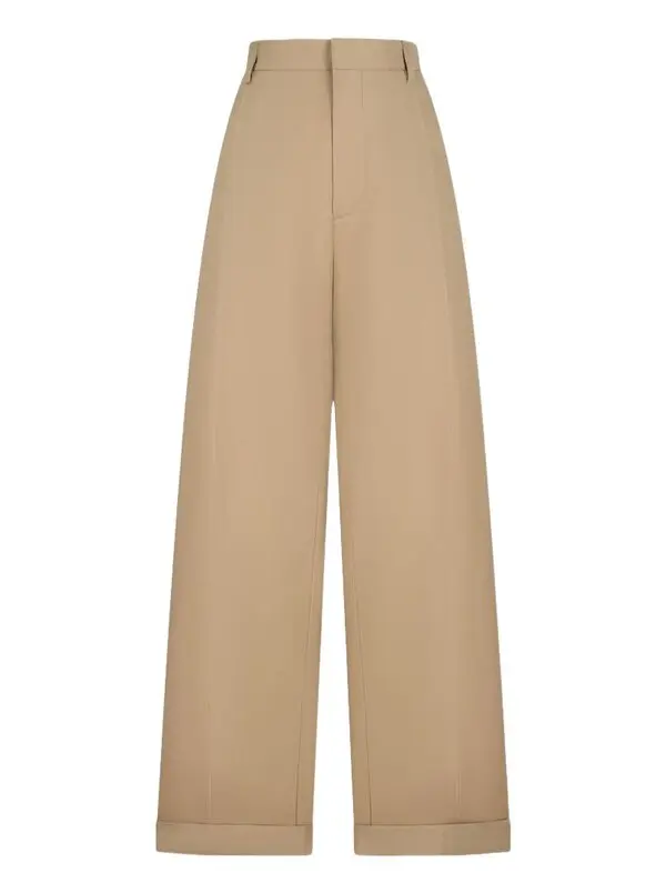 DARKPARK Danielle Wide-leg Trousers - Nude