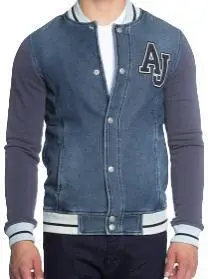 Emporio Armani Varsity Jacket - Blue