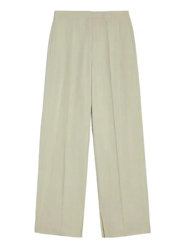 JIL SANDER Pleated Detail Straight-leg Trousers - Lime Green