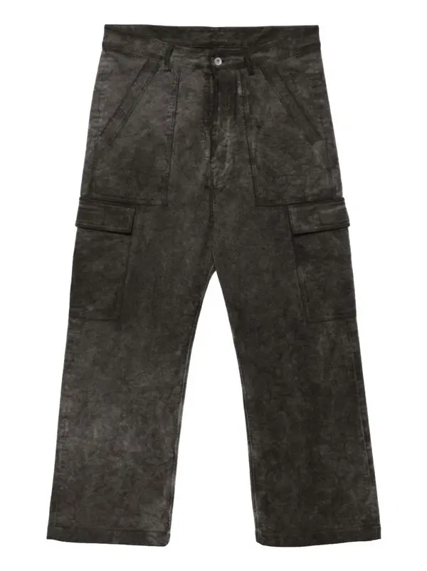 Rick Owens Distressed Cargo Trousers - Taupe