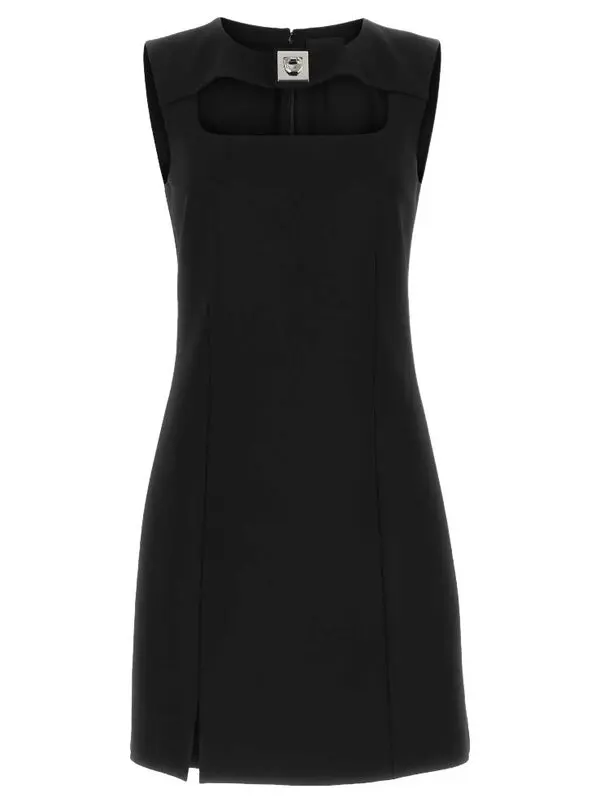 Givenchy Sleeveless Cut-out Mini Dress - Black