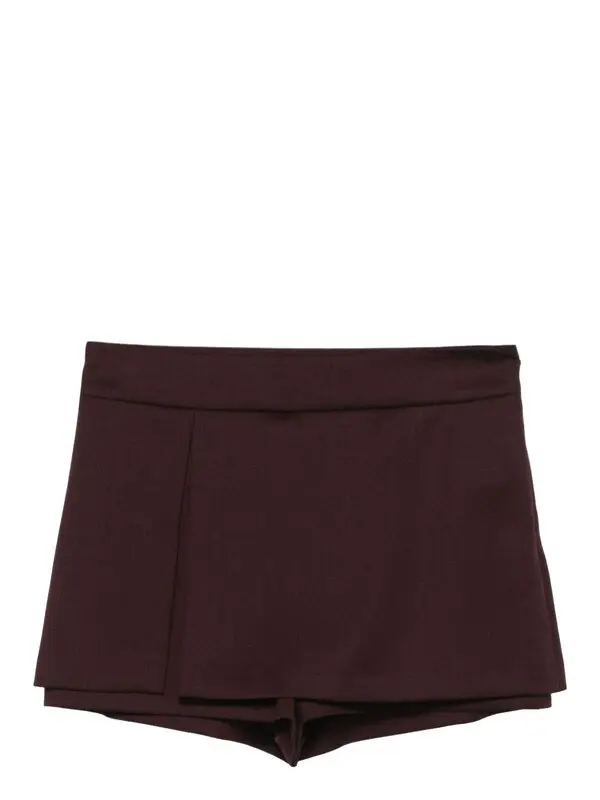 Pinko Novalis Twill Weave Shorts - Black