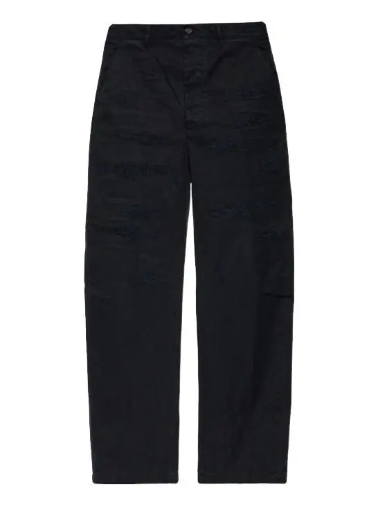 Dsquared2 Distressed Straight-leg Pants - Black