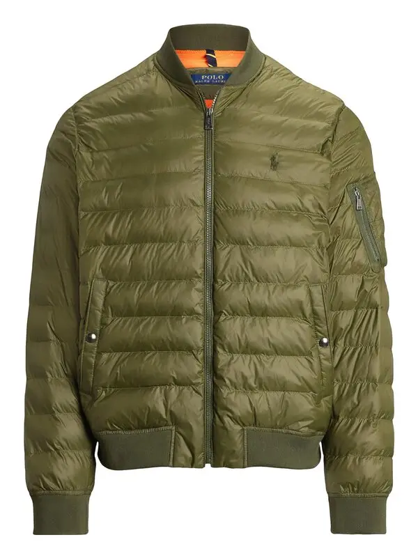 Ralph Lauren Padded Bomber Jacket - Green