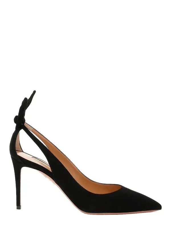AQUAZZURA Deneuve Bow-detailed Pumps - Black