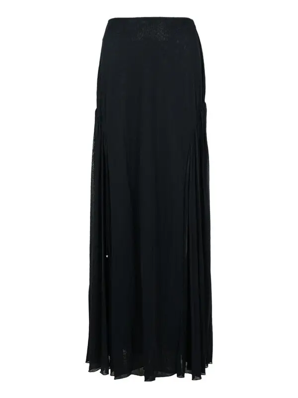 LANVIN Flared Jersey Skirt - Black