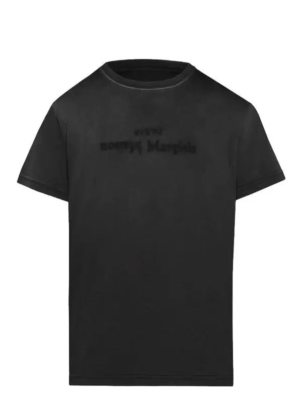 MAISON MARGIELA Reverse Logo Crewneck T-shirt - Black