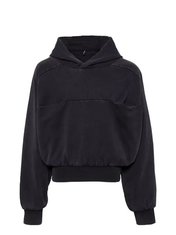 ENTIRE STUDIOS Long Sleeve Hooded Sweatshirt - Ink