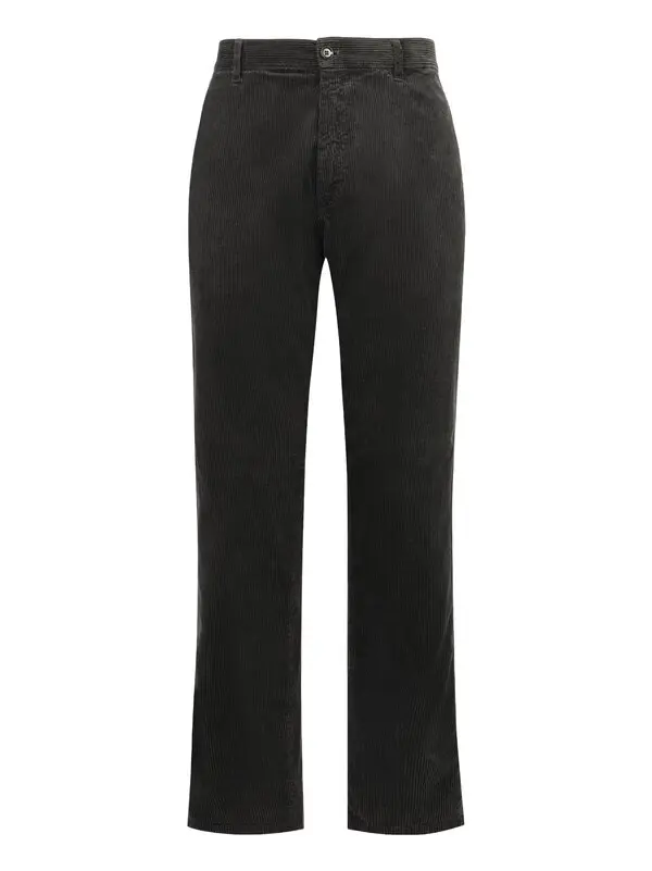 Aspesi Flared Corduroy Trousers - Black