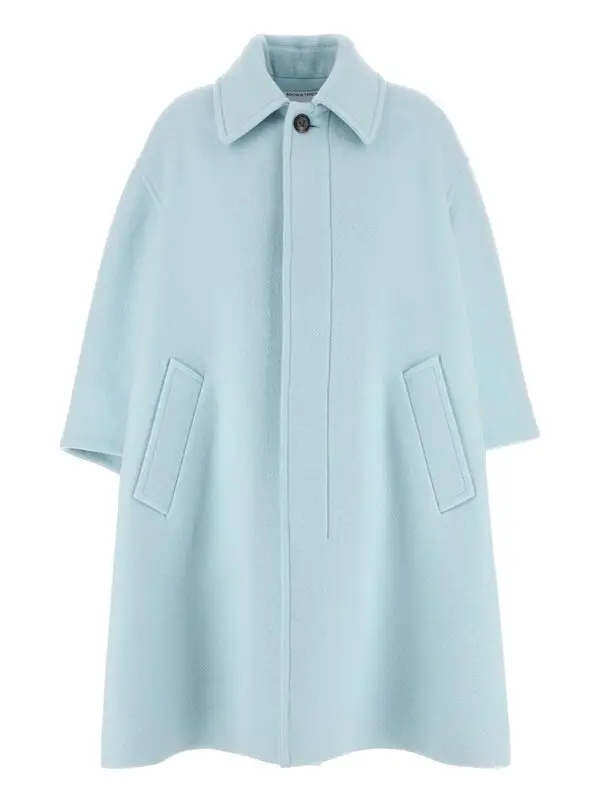 Bottega Veneta Oversized Coat - Blue
