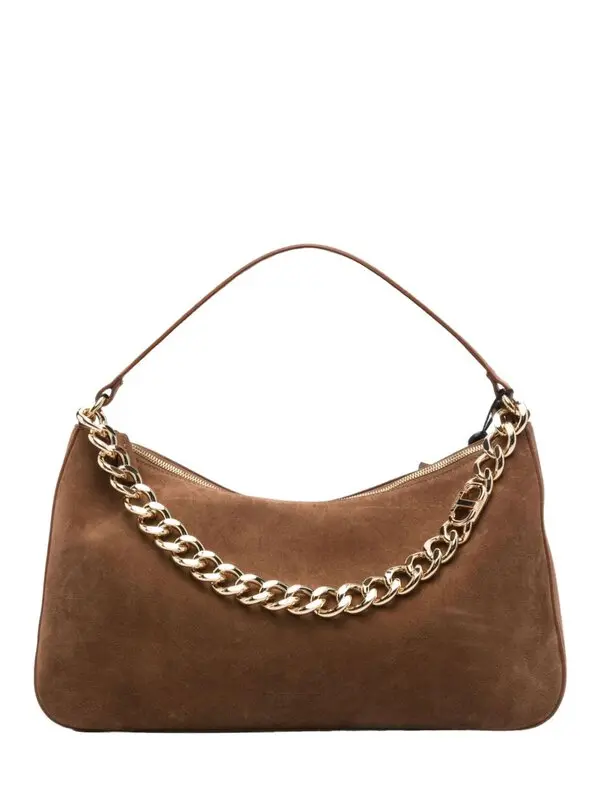 TWINSET Liliane Chain Hobo Bag - Brown