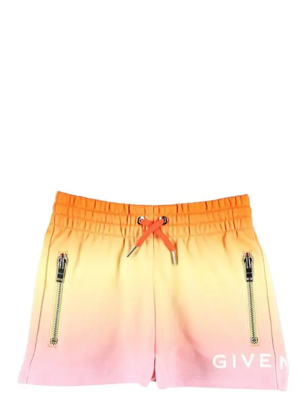 Givenchy Multicolor Ombre Drawstring Shorts - Nude