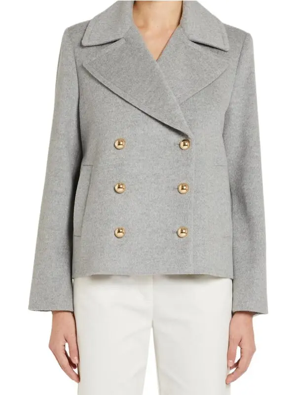 Marella Double-breasted Jacket - Gray