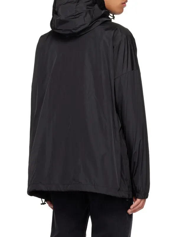 Dsquared2 Logo Patch Zip-up Hooded Jacket - Black