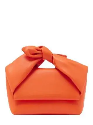 J.W.ANDERSON Jw Anderson Bow Twister Foldover Tote Bag - Orange