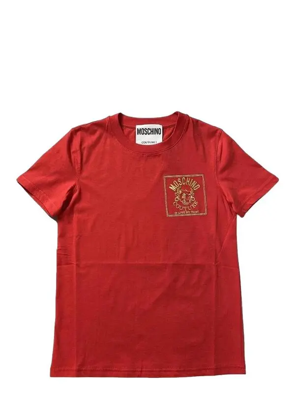 Moschino Embroidered T-shirt - Red