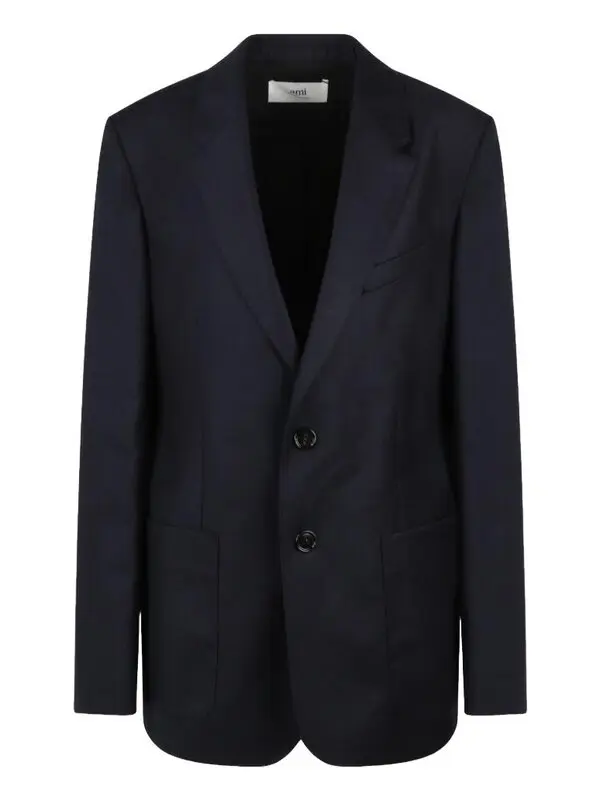 Ami Button-up Jacket - Black