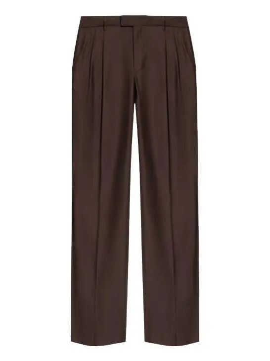 Dolce & Gabbana Tailored Pleated Trousers - Brown