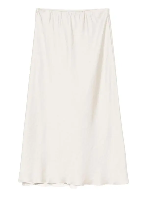 Seventy A-line Midi Skirt - White