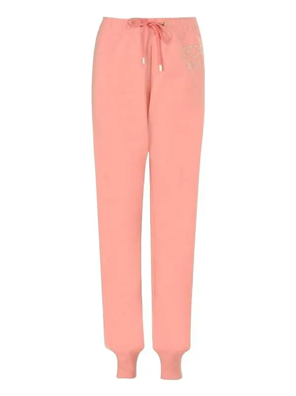 Moschino Embroidered Logo Sweatpants - Pink