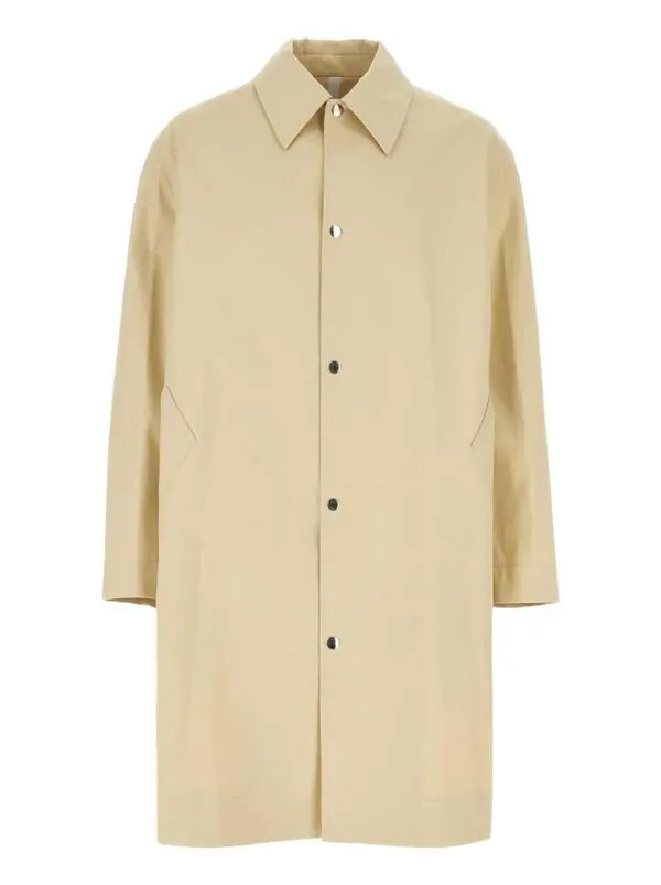 Ami Single-breasted Coat - Nude