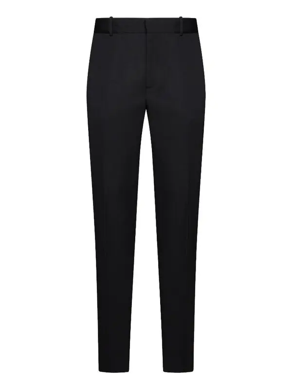 Alexander McQueen Tapered Trousers - Black