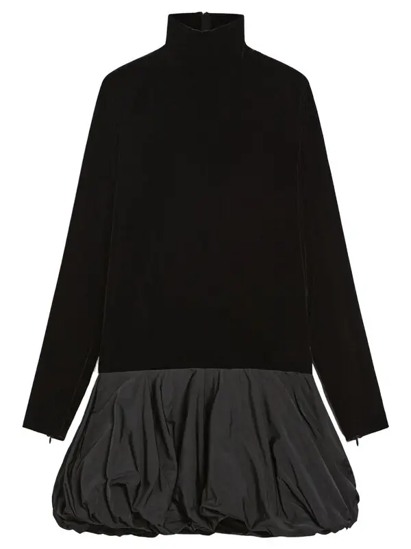 Max Mara Velvet Mini Dress - Black