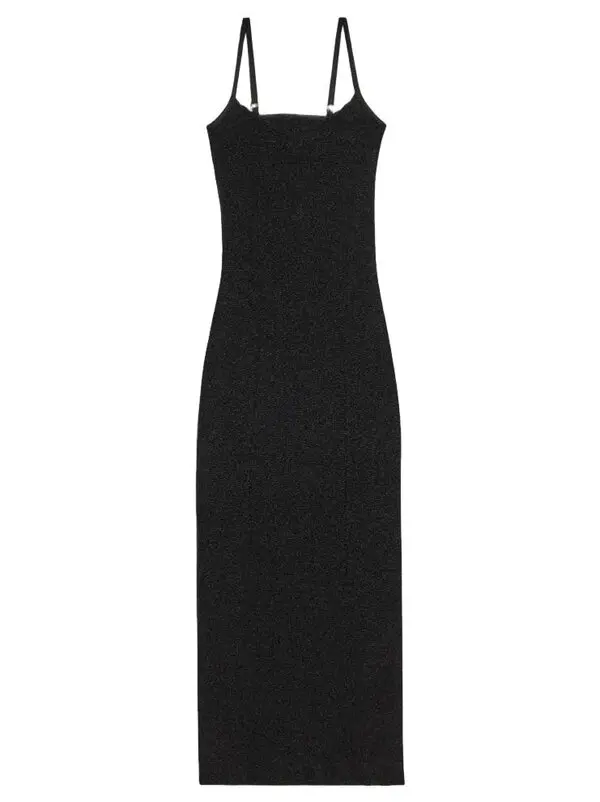 Jacquemus Fiesta Glitter Dress - Black