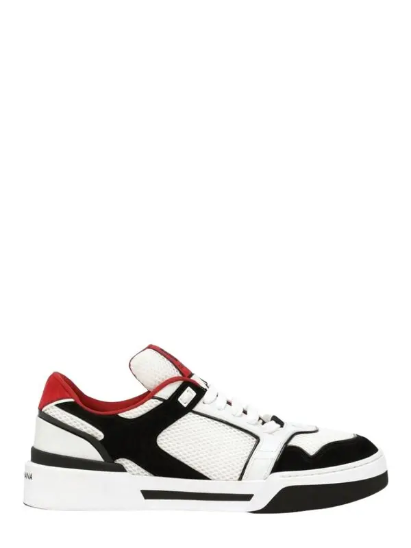 Dolce & Gabbana Round Toe Low Top Sneakers - White
