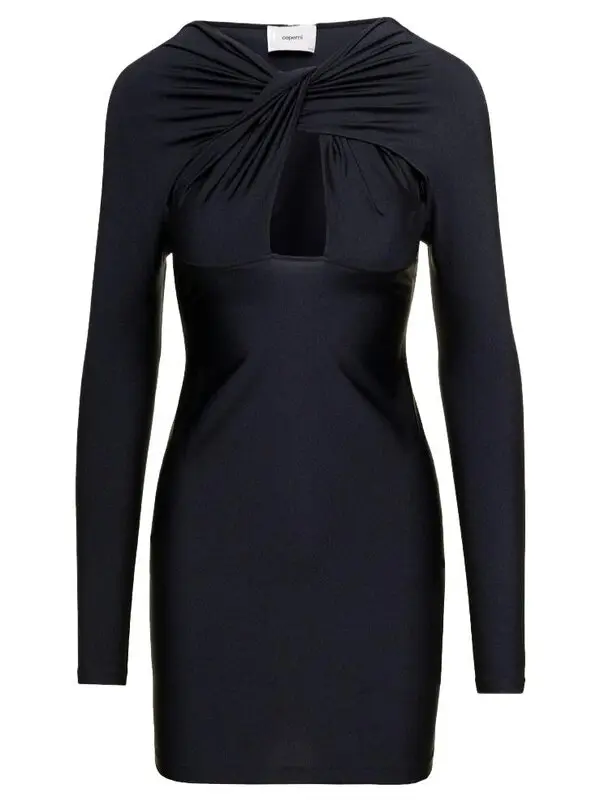 Coperni Twist Detail Cut-out Mini Dress - No