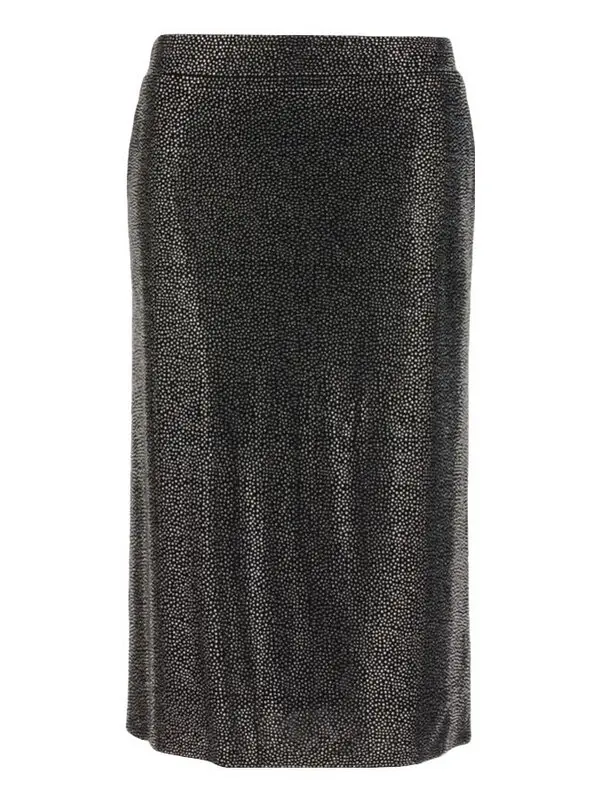 Giuseppe Di Morabito Crystal Embellished Midi Skirt - Black
