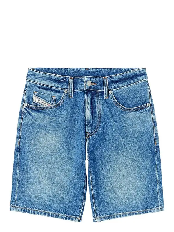 DIESEL® Five-pocket Slim Fit Denim Shorts - Blue