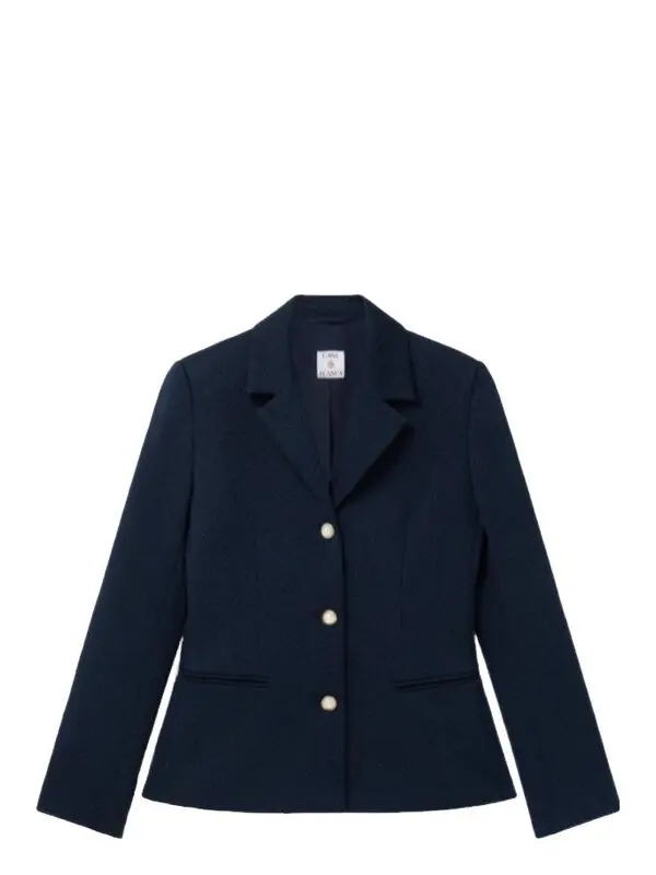 Casablanca Jacquard-knit Single-breasted Blazer - Black