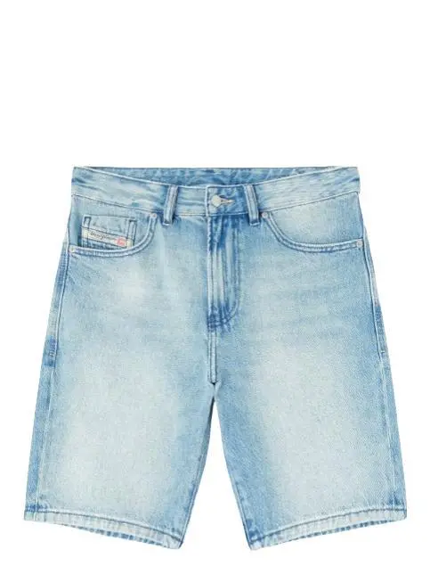 DIESEL® D-fin Slim Denim Shorts - Light Blue