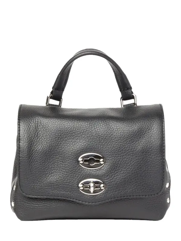 ZANELLATO Stud-detail Leather Tote Bag - Black