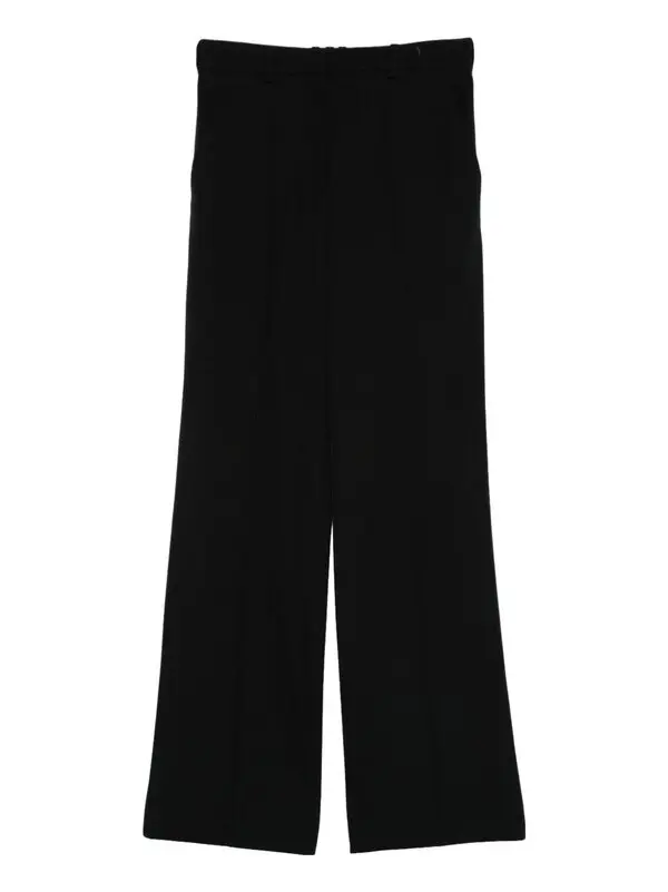 Balmain Tailored Grain De Poudre Trousers - Black