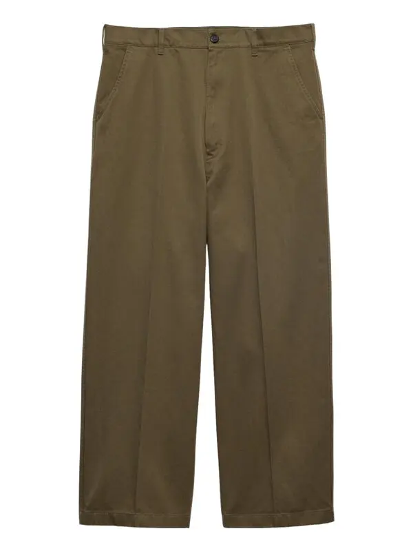 Prada Cotton Chino Pants - Sage Green