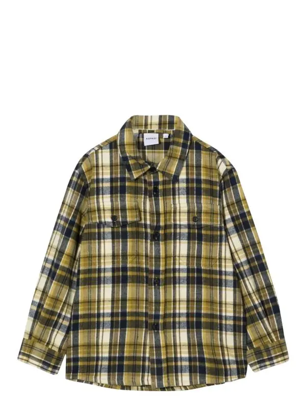 Aspesi Plaid Shirt - Green