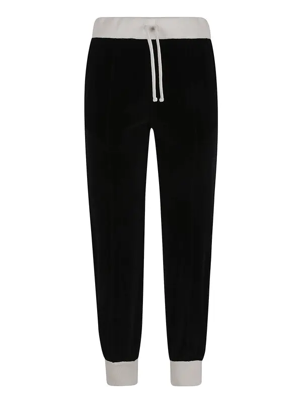 Valentino Garavani Drawstring Tapered Trousers - Black