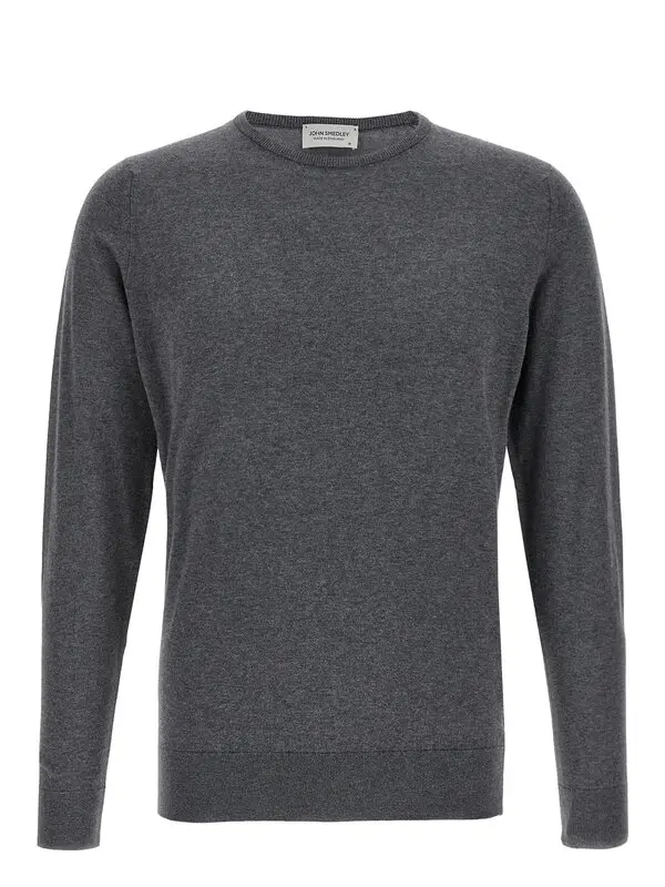 John Smedley Hatfield Crewneck Knitted Jumper - Black