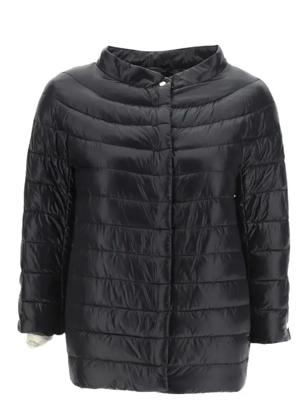 Herno Padded Mock Neck Jacket - Black