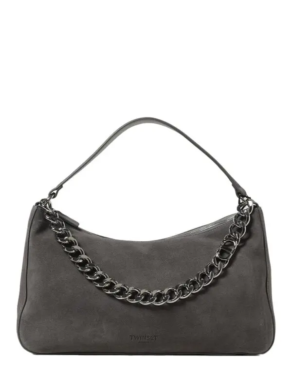 TWINSET Liliane Medium Hobo Bag - Black