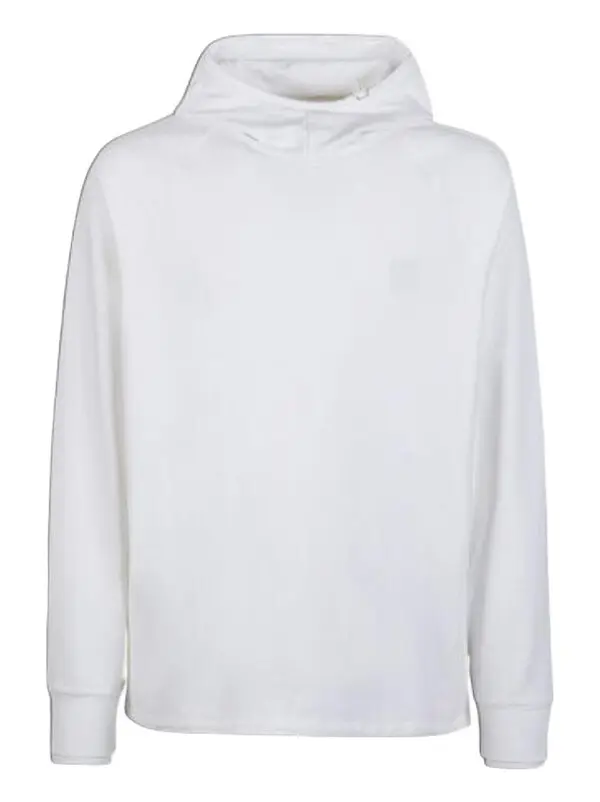 C.P. COMPANY Logo Long-sleeved Hoodie - Gray