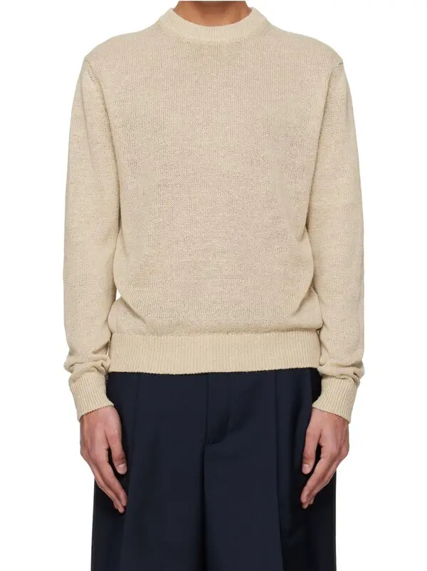 JIL SANDER Crewneck Knitted Jumper - Ginger