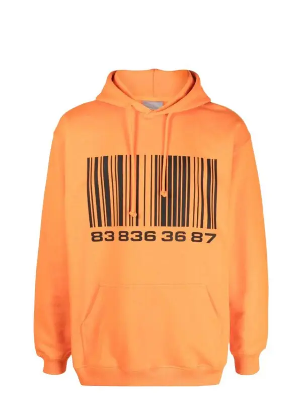 VTMNTS Logo Hooded Sweater - Orange